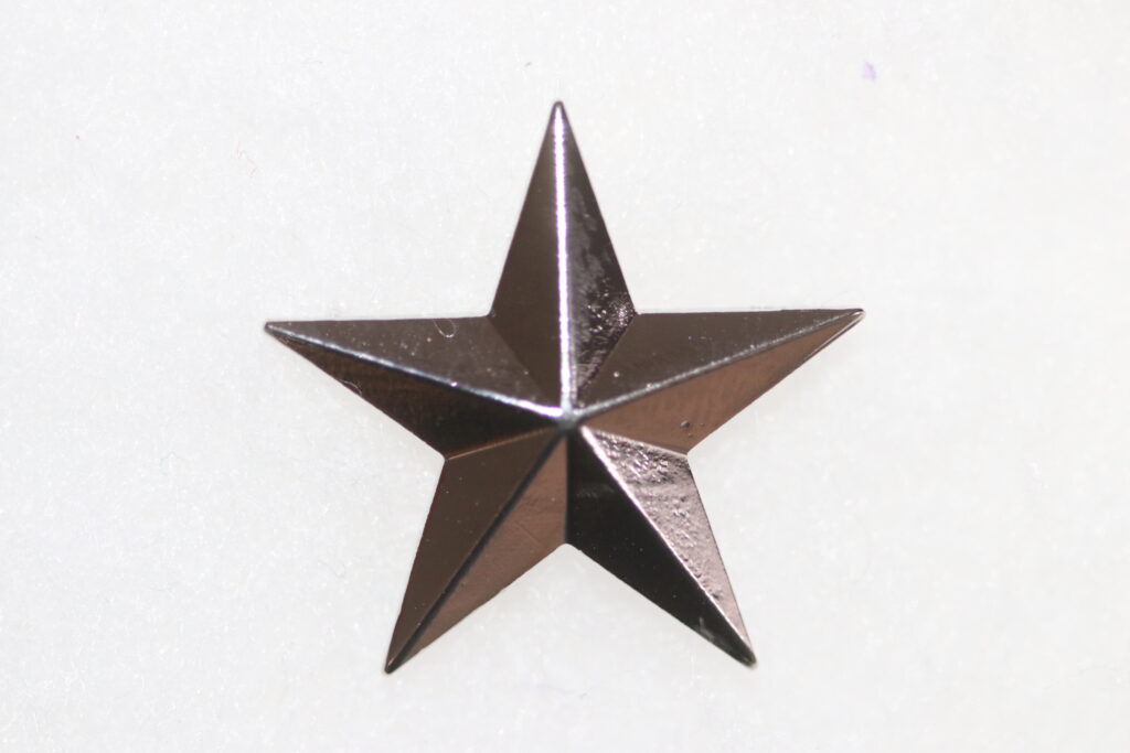 US ARMY 1 STAR BRIGADIER GENERAL RANK STAR SINGLE - AB Insignia