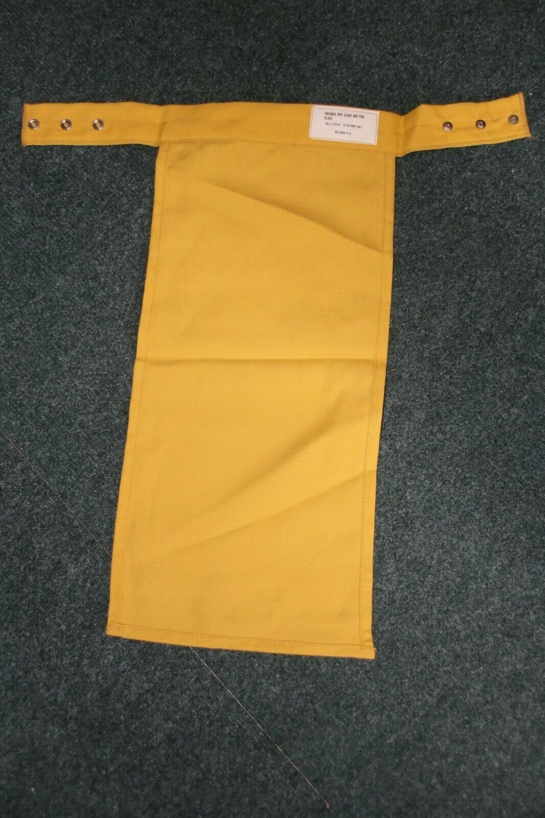 ORIGINAL US ARMY VIETNAM DATED PERIOD AIR CAVALRY YELLOW BIB SCARF 1967 ...