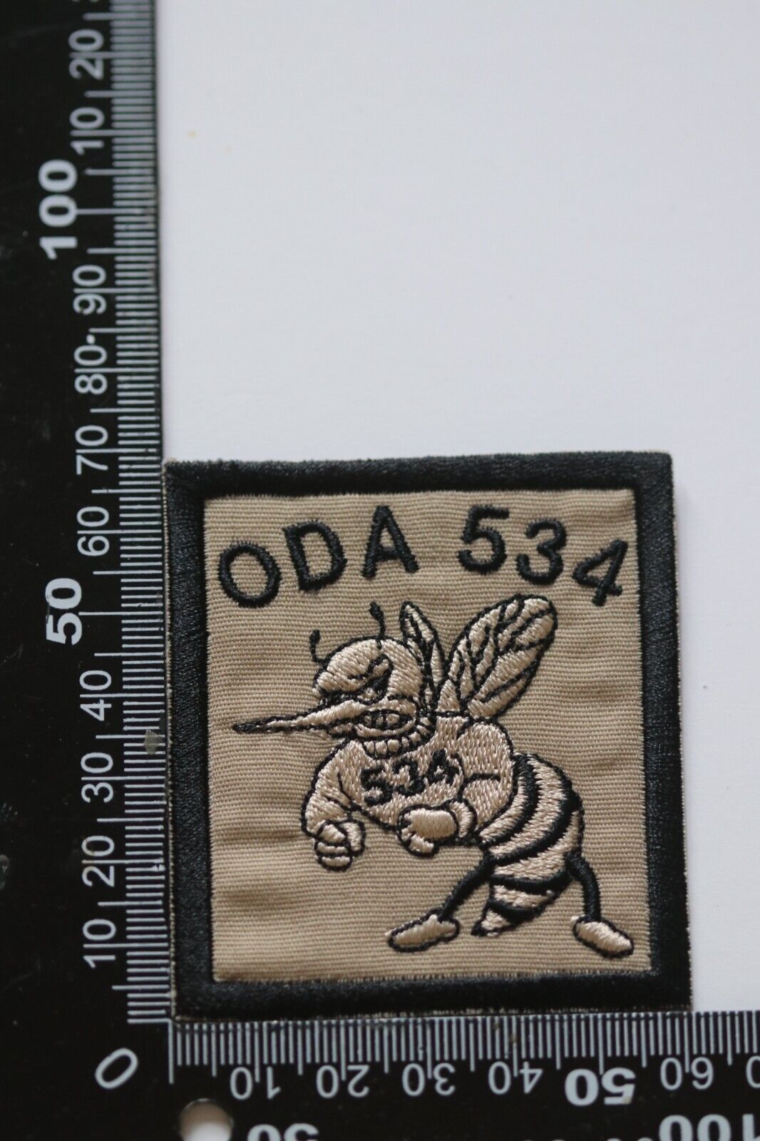 US ARMY 5TH SPECIAL FORCES SFGP ODA 534 CLOTH PATCH BLACK - AB Insignia