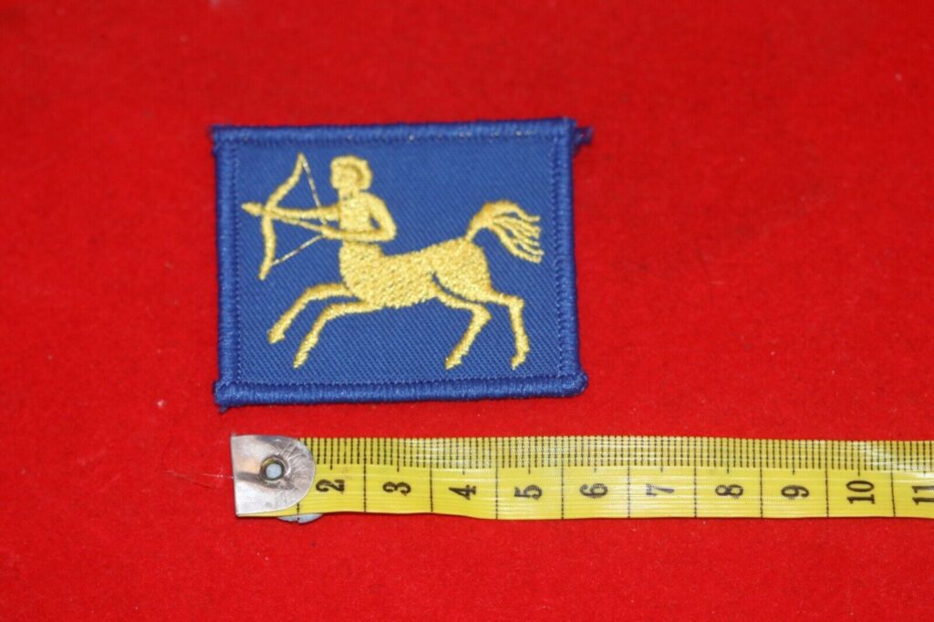 BRITISH ARMY TRF CLOTH FORMATION SIGN BADGE PATCH 7TH AIR DESPATCH ...