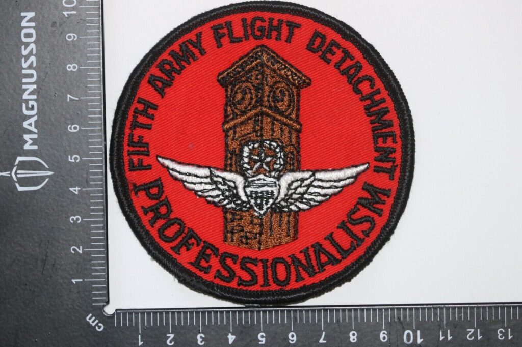 ORIGINAL FIFTH ARMY FLIGHT DETACHMENT CLOTH JACKET PATCH - AB Insignia